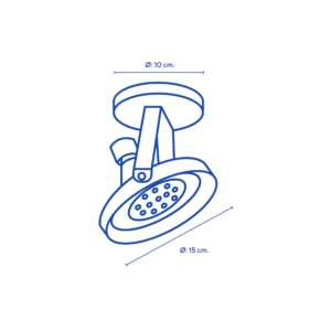 Aplique con cubre zócalo – AR111 – Nian Iluminacion