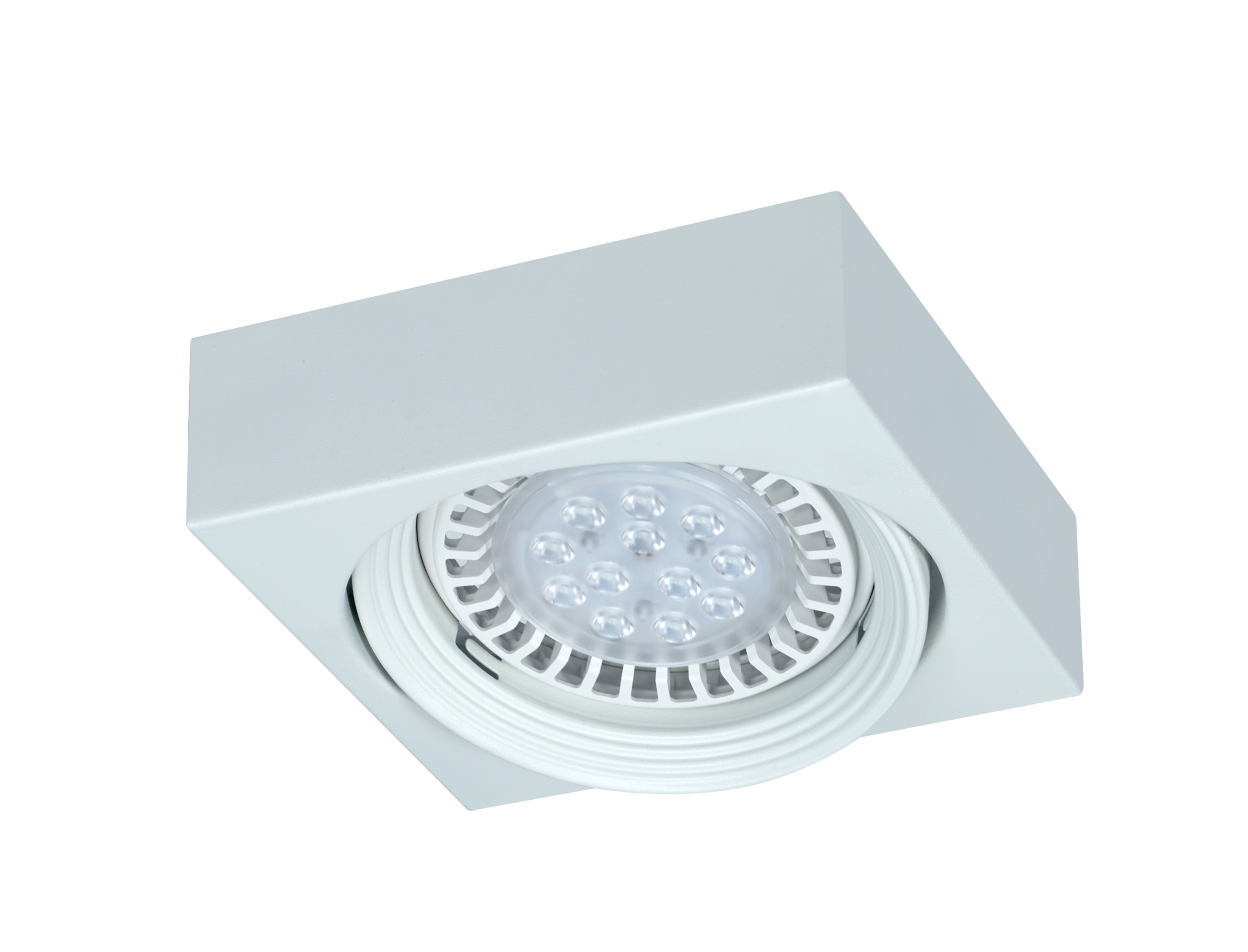 Aplique para caja octogonal AR111 – cuadrado – Nian Iluminacion